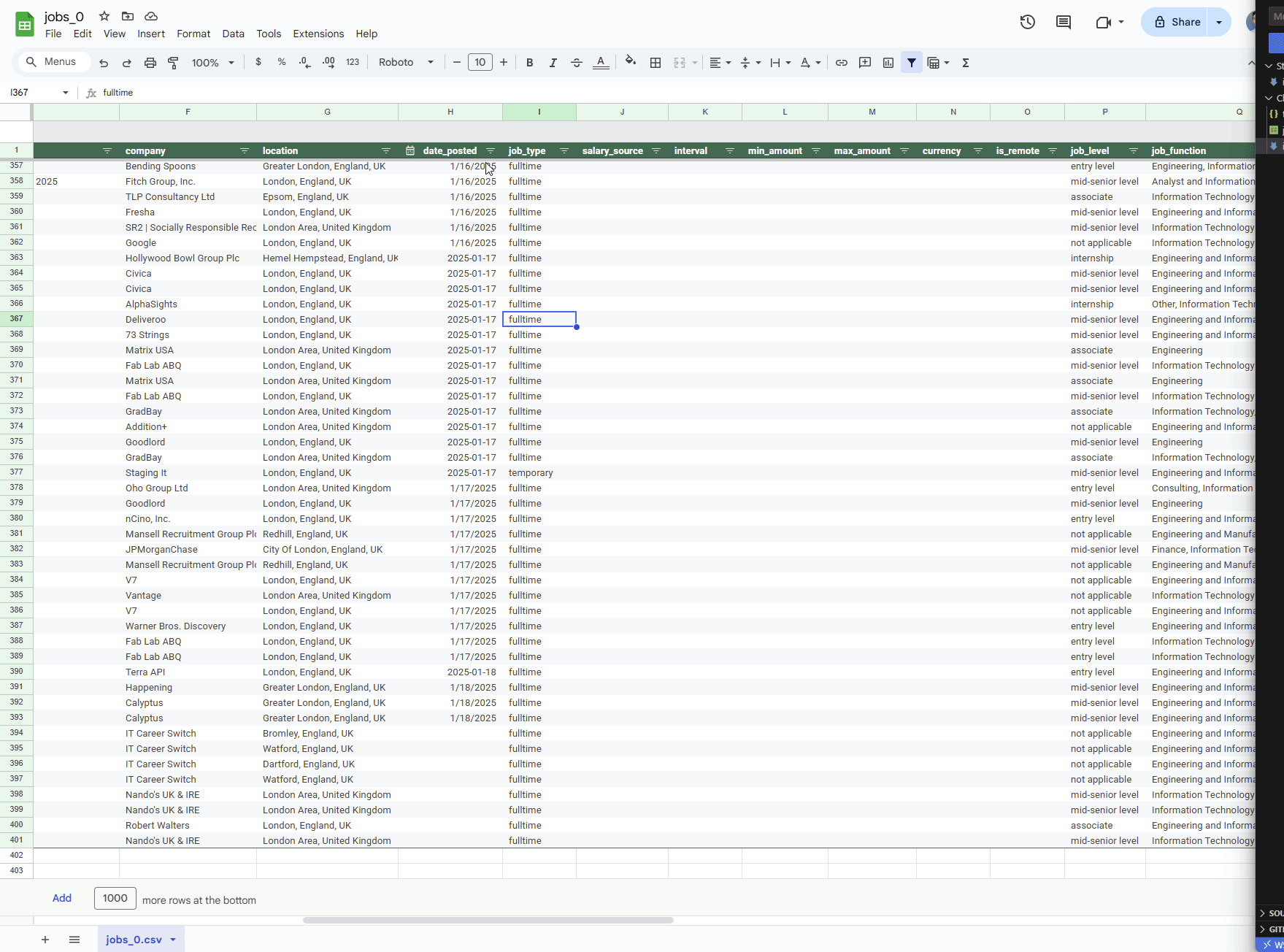 Automate Your Job Search: Scraping 400+ LinkedIn Jobs with Python